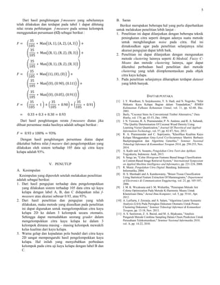 Jurnal 15235 pengelompokan kayu kelapa menggunakan algoritma k-means | PDF