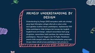Jurnal aksi nyata merancang kegiatan pembelajaran dengan prinsip uBD (1 ...
