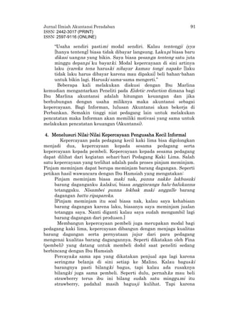 MENGUNGKAP INFORMASI AKUNTANSI USAHA KECIL (SEBUAH STUDI FENOMENOLOGI) | PDF