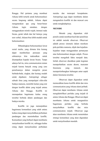 PERDEBATAN ANTARTEMAN YANG TERJADI DI SOSIAL MEDIA DIKARENAKAN MISS ...