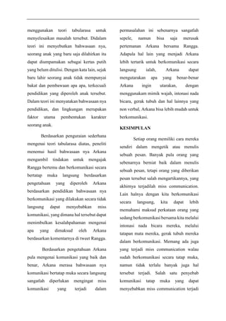 PERDEBATAN ANTARTEMAN YANG TERJADI DI SOSIAL MEDIA DIKARENAKAN MISS ...