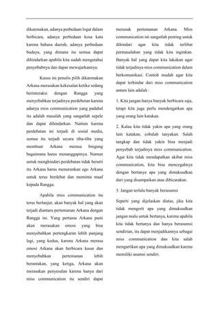 PERDEBATAN ANTARTEMAN YANG TERJADI DI SOSIAL MEDIA DIKARENAKAN MISS ...