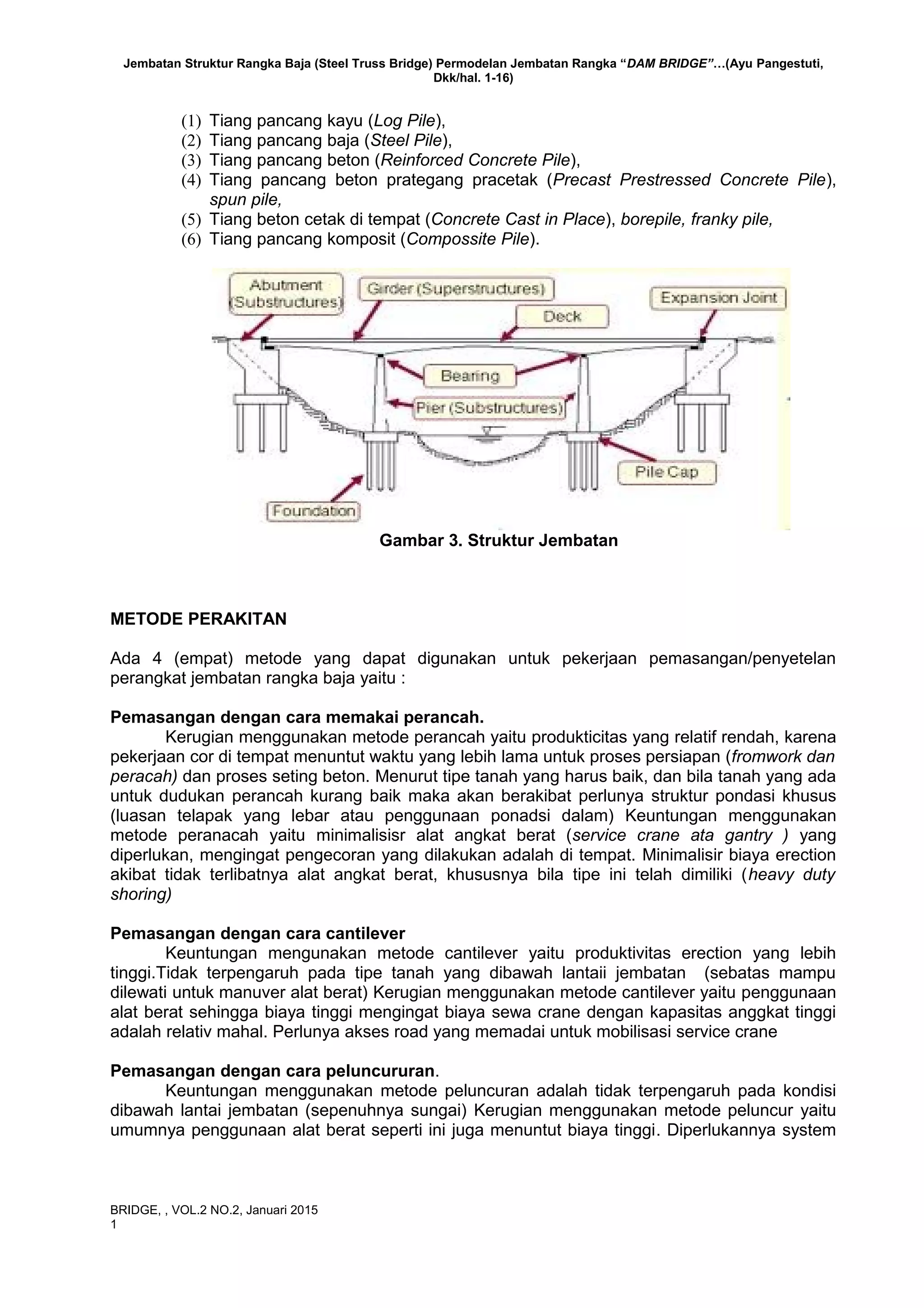 Jurnal jembatan | DOC