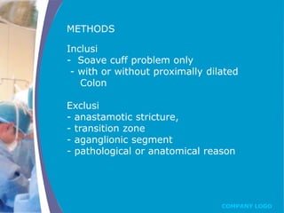 problem soave Hirschsprung Disease : Manifestations and treatment | PPT
