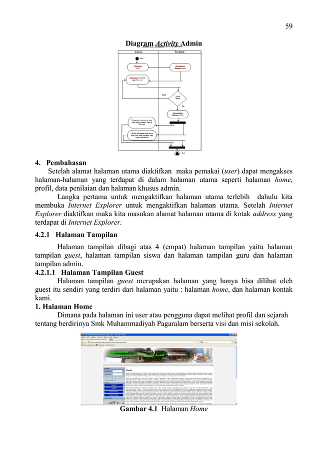 Sistem E-learning Berbasis Web Pada SMA Muhammadiyah Pagaralam | PDF