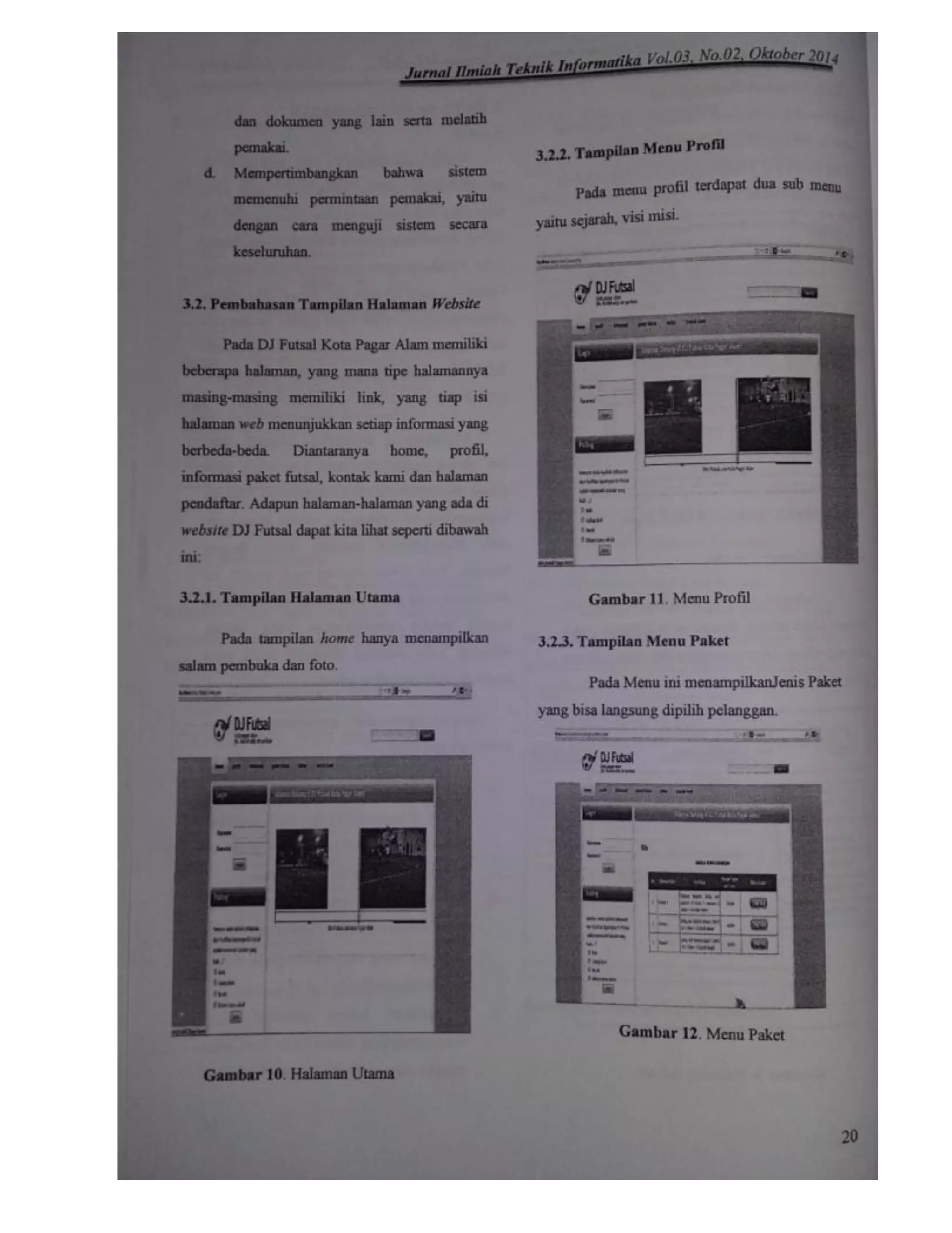 Rancangan bangun penyewaan lapangan futsal Dj pagar alam berbasis web | PDF