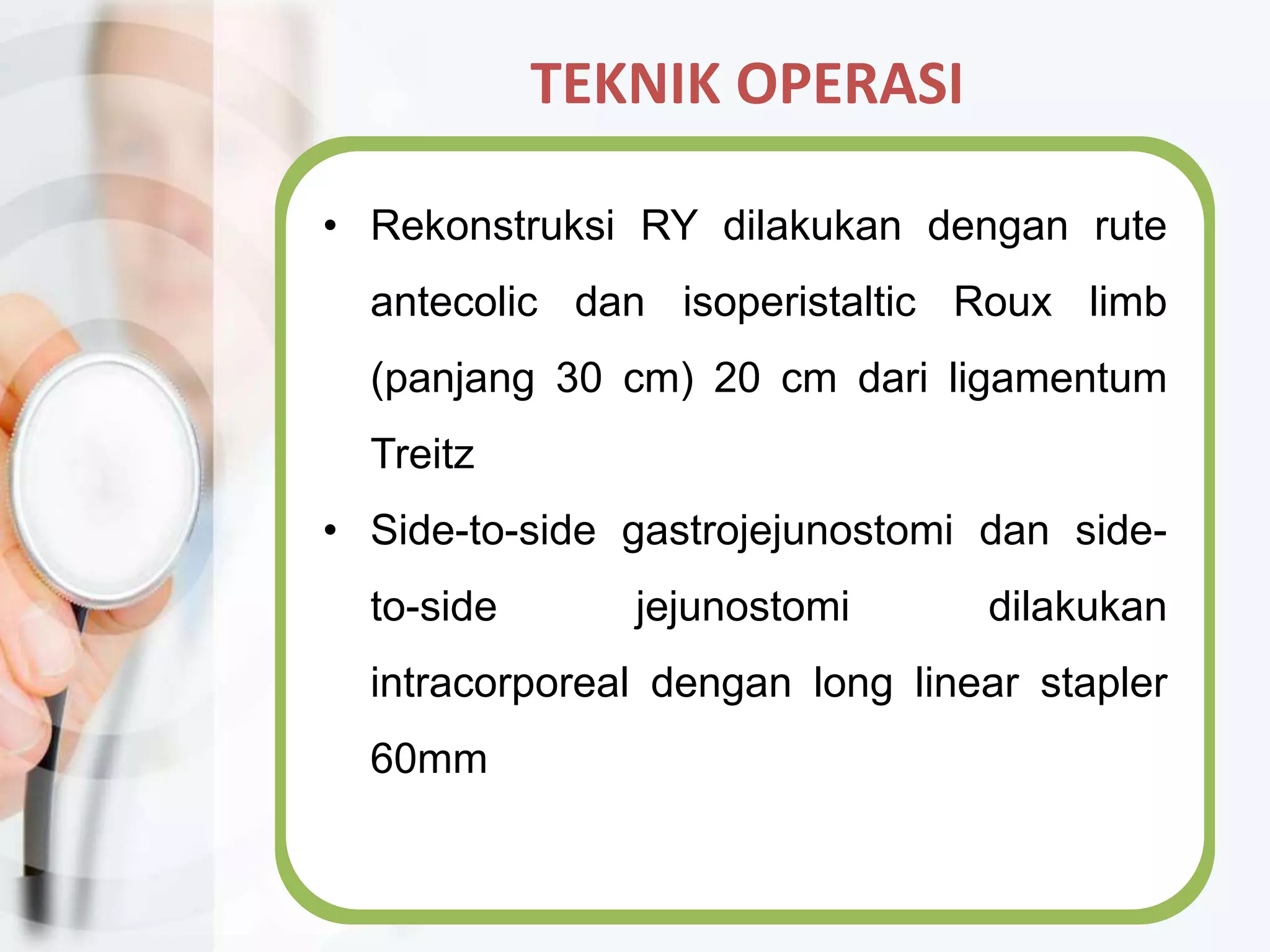 Journal reading Billroth 2 vs Roux-en-Y in Distal Gastrectomy | PPTX