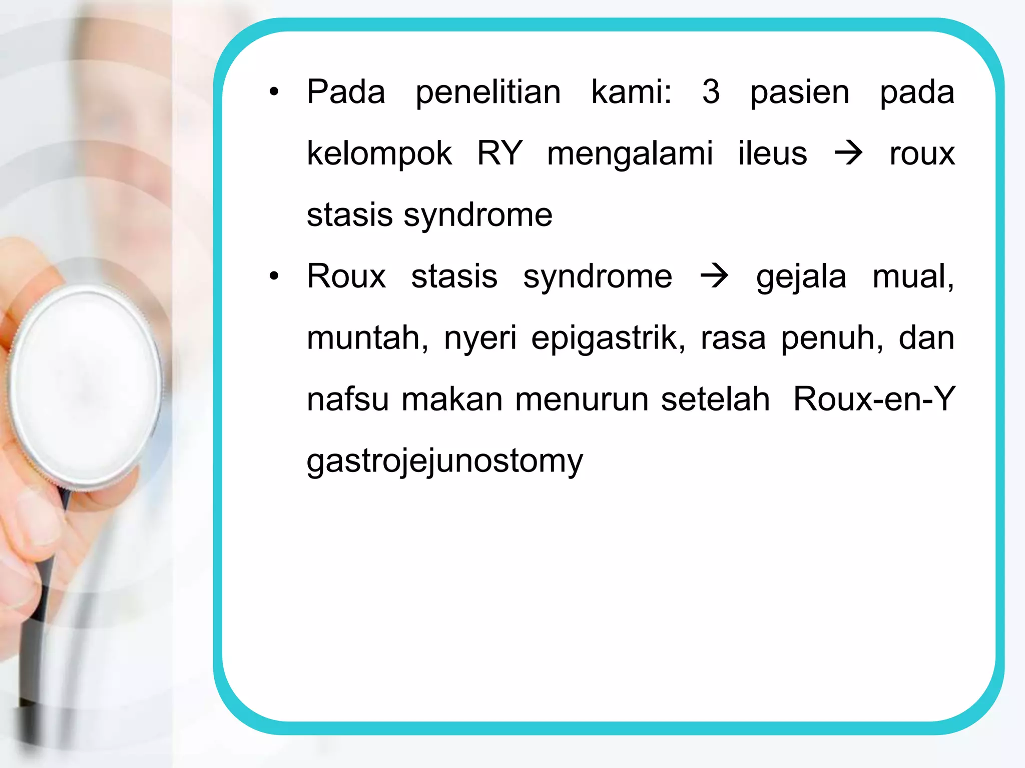 Journal reading Billroth 2 vs Roux-en-Y in Distal Gastrectomy | PPTX