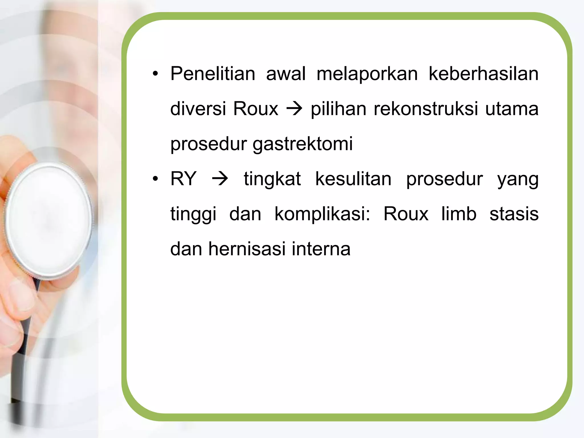 Journal reading Billroth 2 vs Roux-en-Y in Distal Gastrectomy | PPTX
