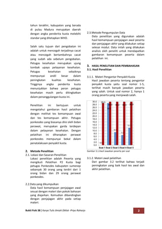 Pelatihan P2 Kusta Sumenep | PDF