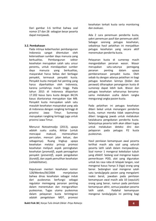 Pelatihan P2 Kusta Sumenep | PDF