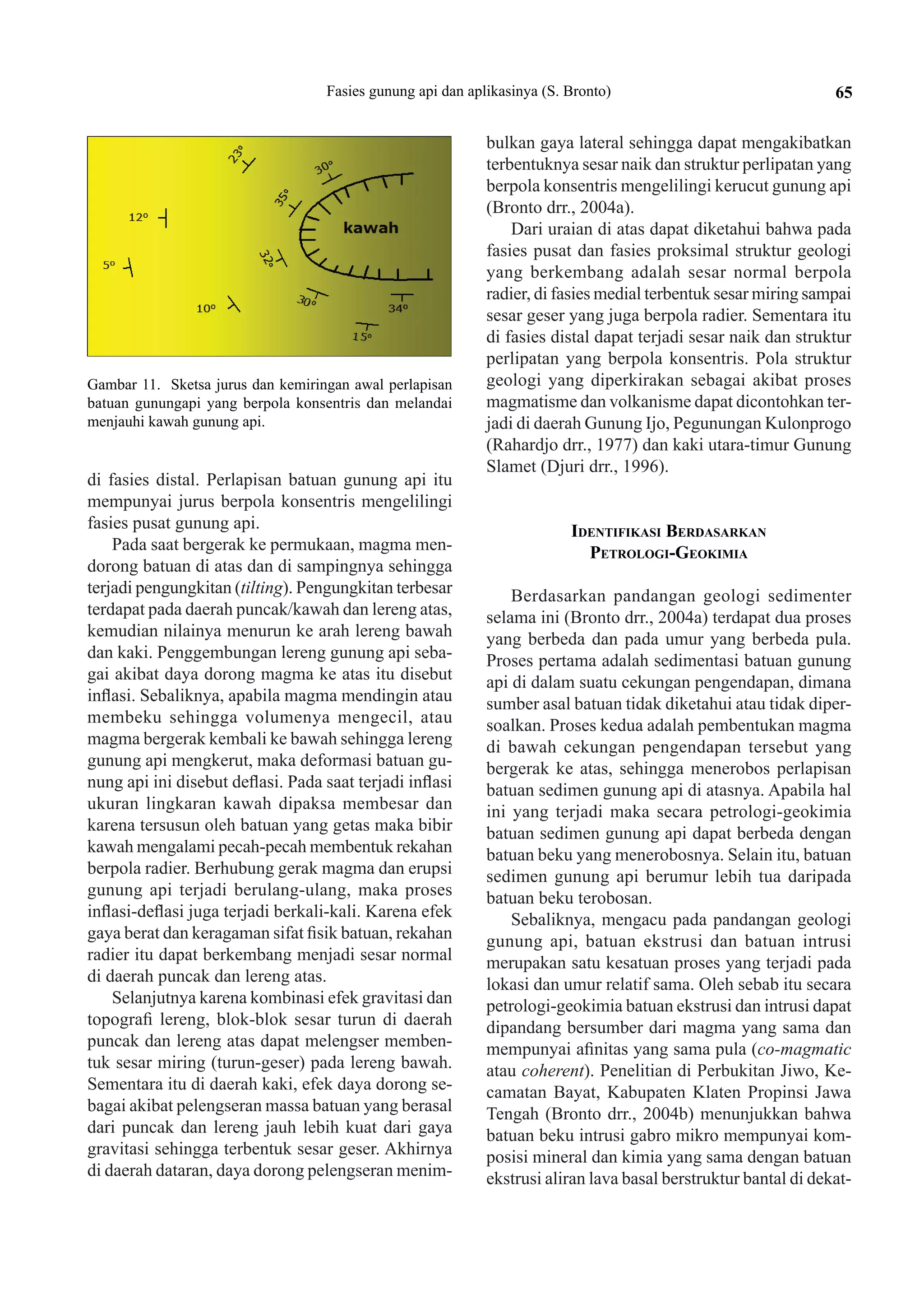 Jurnal fasies gunung api dan aplikasinya | PDF