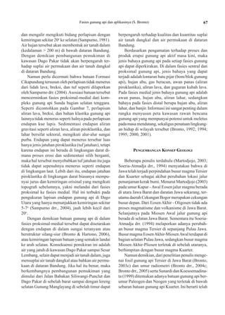 Jurnal fasies gunung api dan aplikasinya | PDF