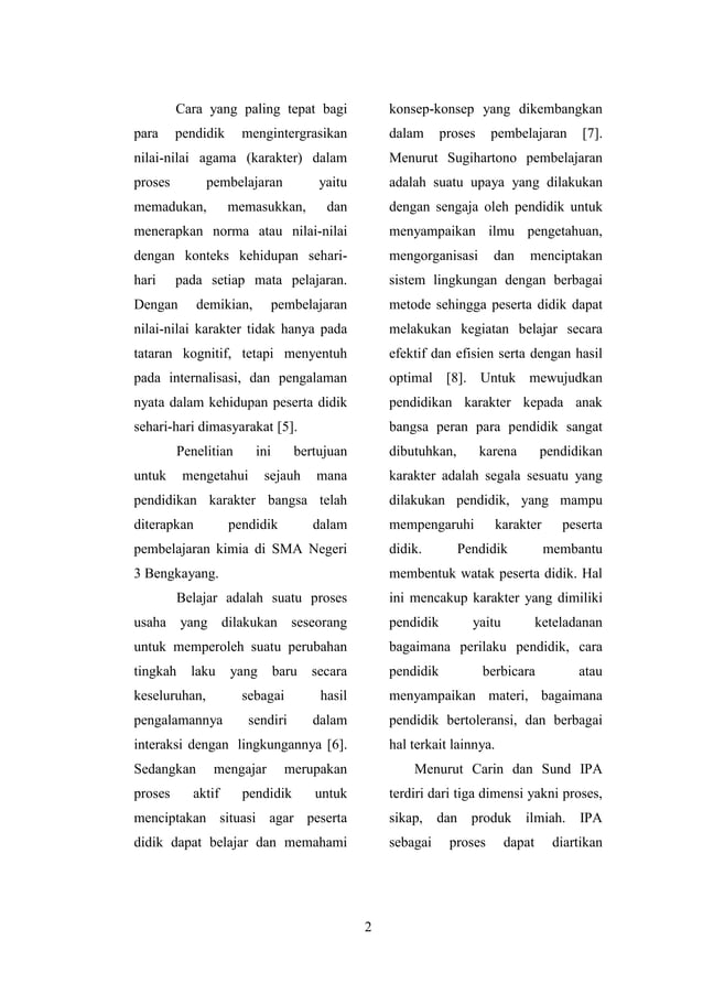 JURNAL PENDIDIKAN KARAKTER | PDF