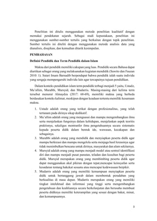 Hakikat Pendidik dalam Islam | PDF