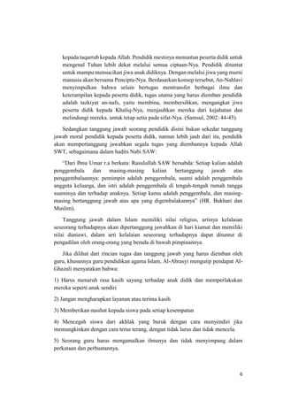 Hakikat Pendidik dalam Islam | PDF