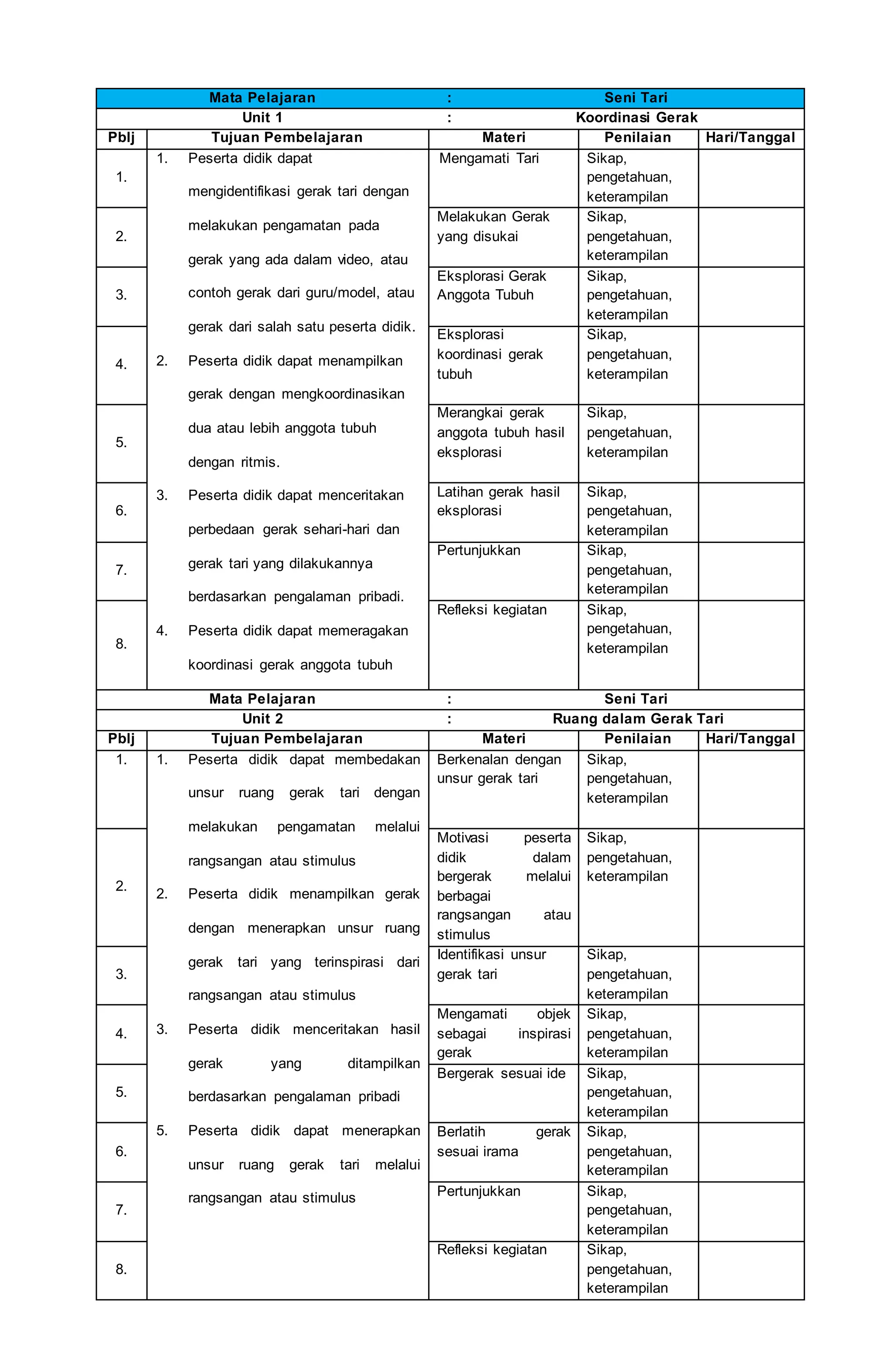 JURNAL HARIAN KELAS 1 SEMESTER 1 KURMER.docx