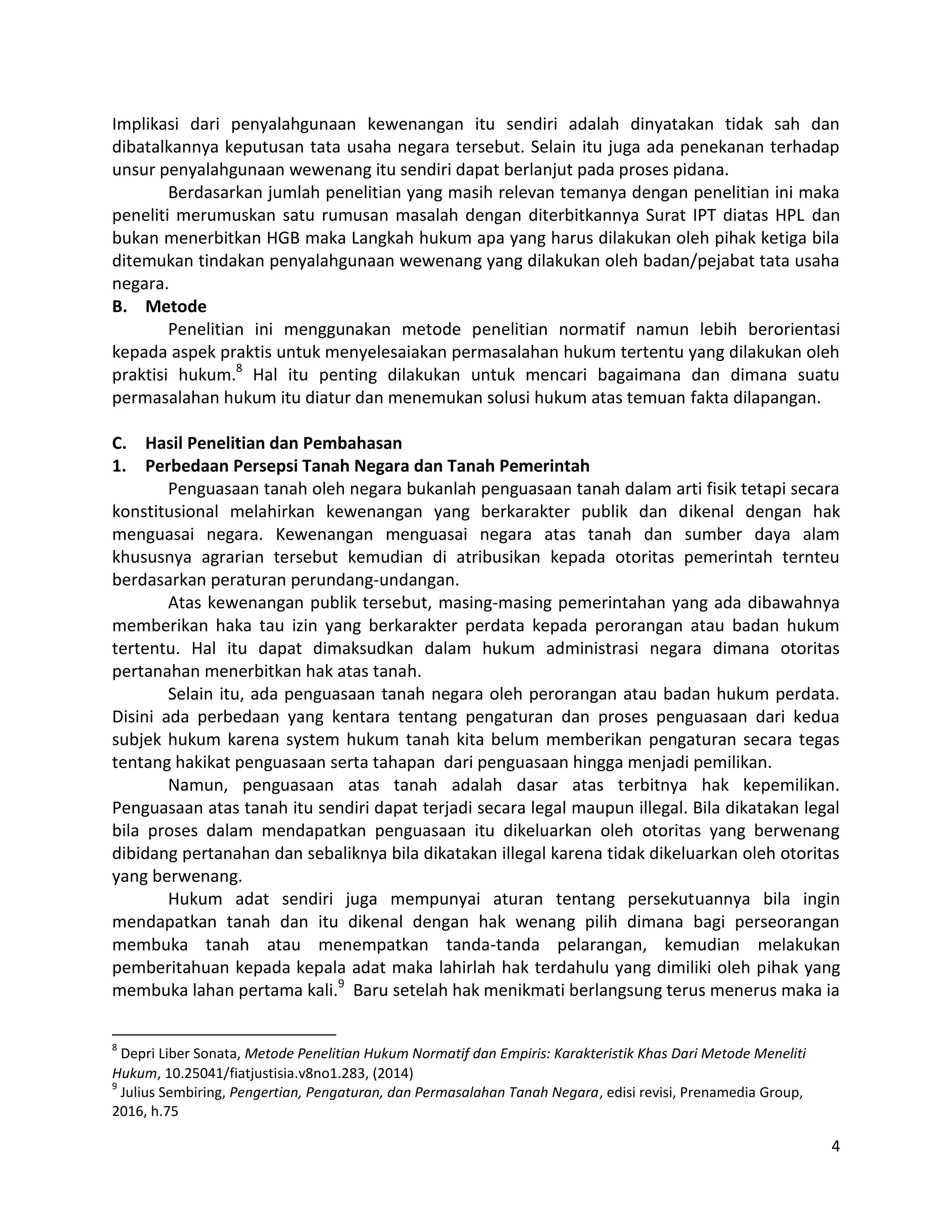 Jurnal hukum surat ijo by andi mulya (1) | PDF