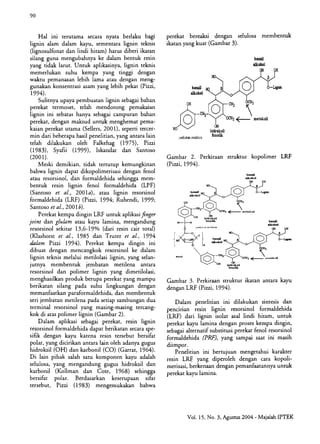 SINTESIS DAN KARAKTERISASI RESIN LIGNIN RESORSINOL FORMALDEHIDA SEBAGAI ...