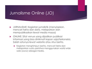 jurnalisme-online berbasis pemahaman dasar | PDF