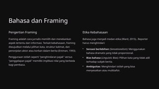 Jurnalistik Investigatif dan Teknik Analisis Berita | PPTX