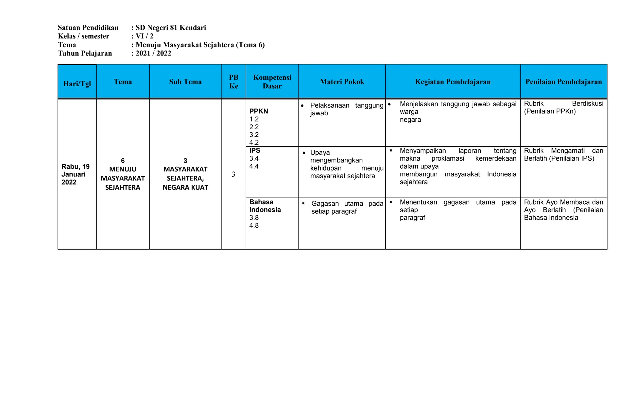 JURNAL KELAS 6 SEMESETER 1 tahun ajaran 2023/2024.doc