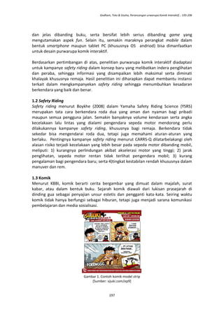Purwarupa Komik Interaktif Safety Riding Berkonsep Digital Storytelling ...