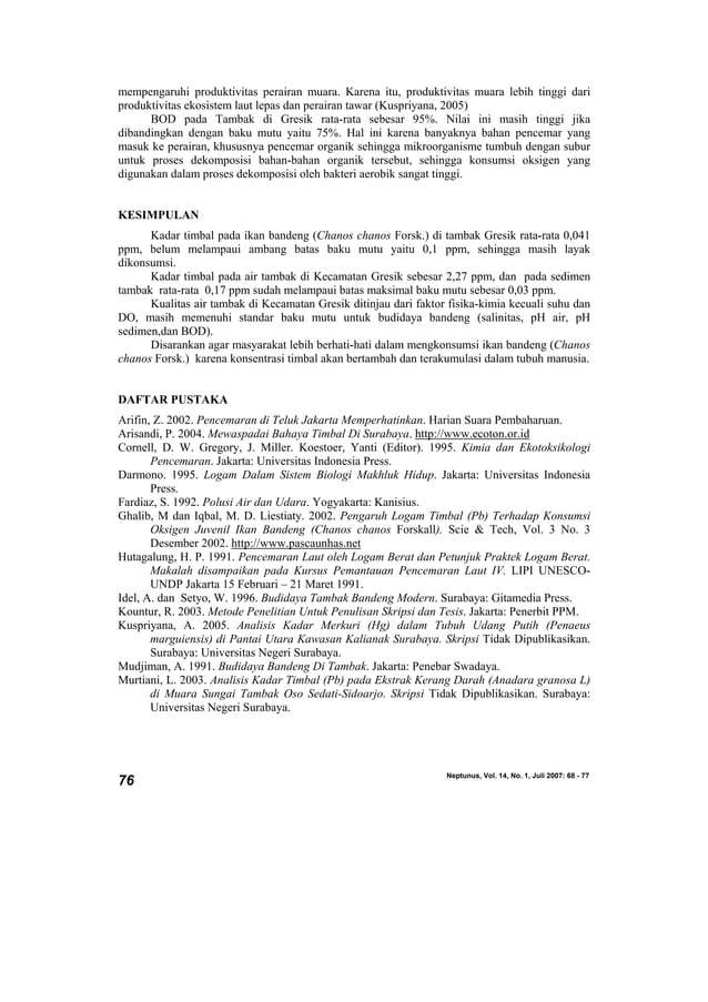 Jurnal logam berat | PDF