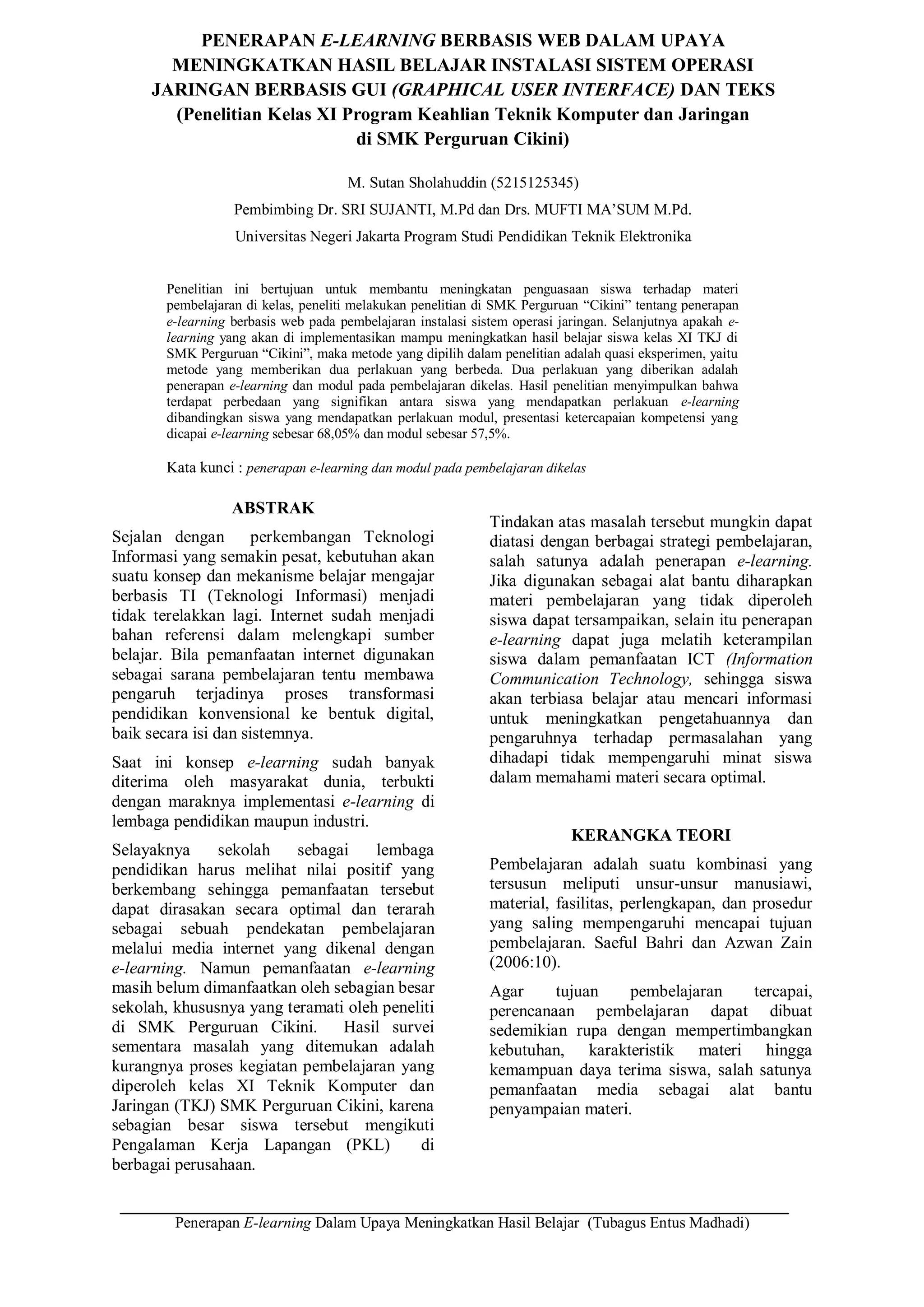 Jurnal m.sutan sholahuddin | PDF