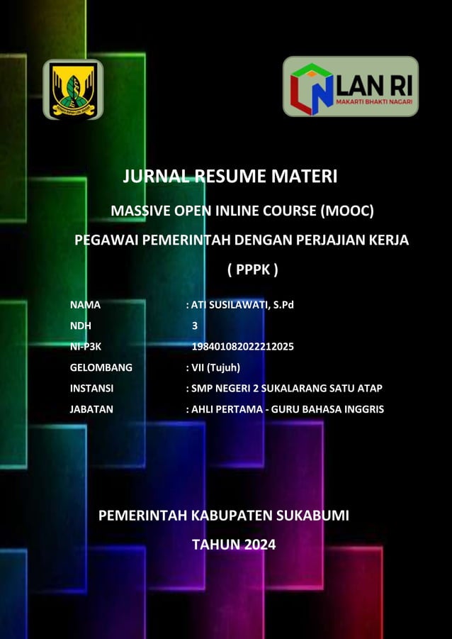 Contoh Jurnal Resume Materi MOOC PPPK .docx