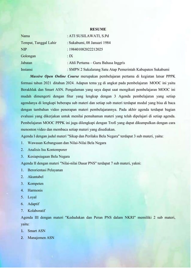 Contoh Jurnal Resume Materi MOOC PPPK .docx