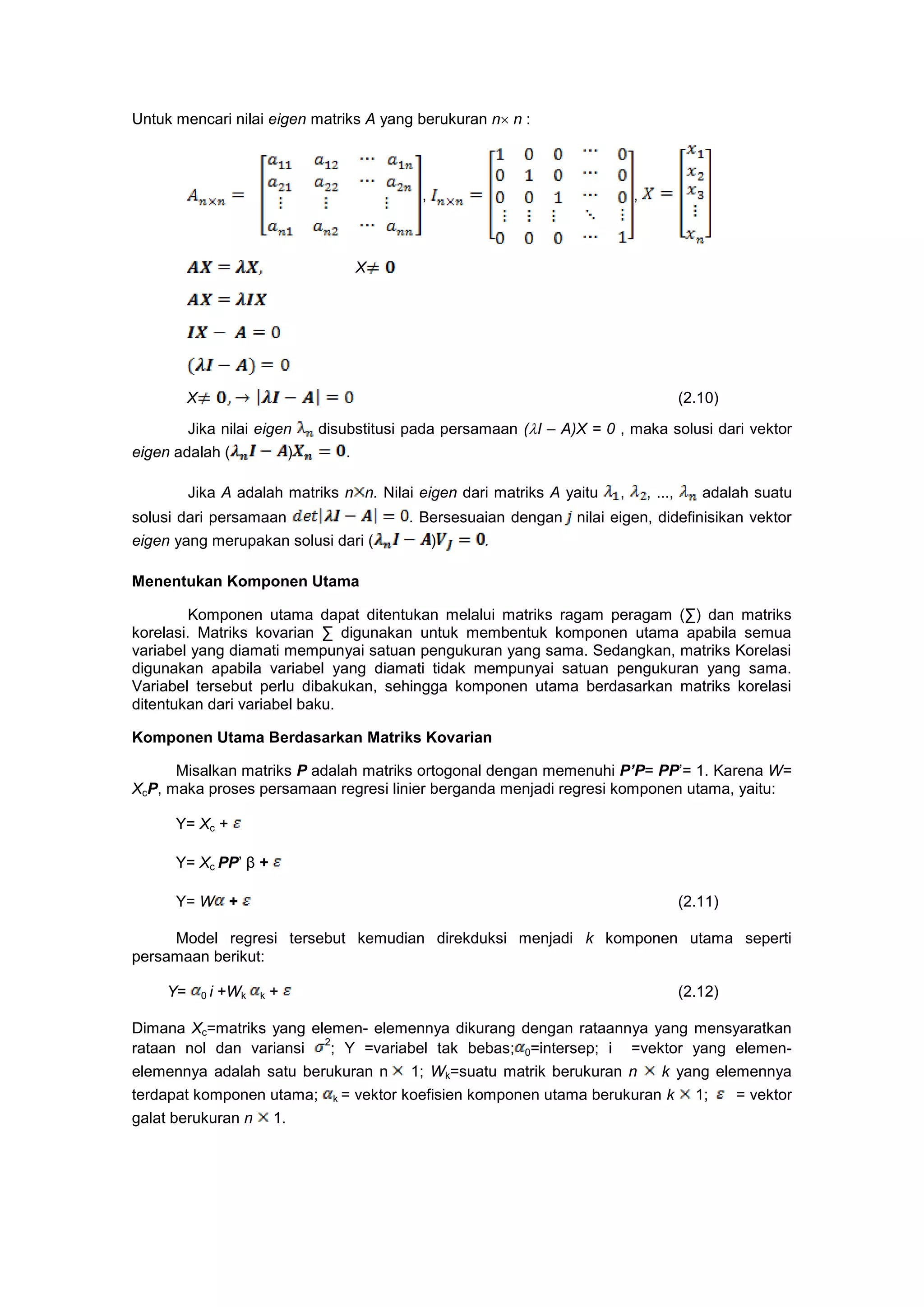 Perbandingan Metode Partial Least Square (PLS) dengan Regresi Komponen ...