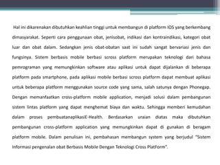 Sistem Informasi Pengenalan Obat Berbasis Mobile Dengan Teknologi Cross ...
