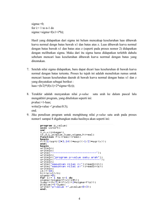 Jurnal p value saru arah (kelompok ganjil) | PDF