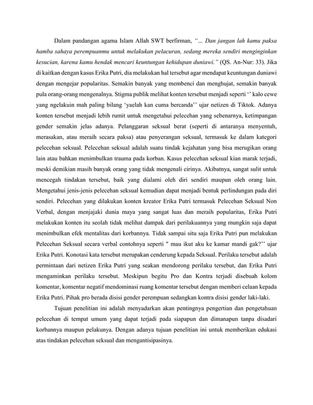 JURNAL PELECEHAN SESKUAL ERIKA PUTRI DI TIKTOK.docx