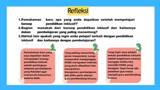 Jurnal Pembelajaranku Topik 3 Pengantar Pendidikan Anak Berkebutuhan Khusus - Aksi Nyata PPG ...