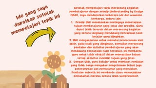JURNAL PEMBELAJARAN MODUL 1 PEMBELAJARAN DENGAN PRINSIP UbD | PDF