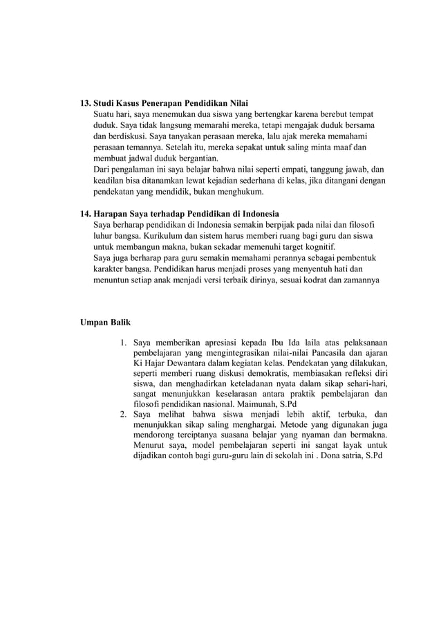 Jurnal Pembelajaran Modul Ida laila- Pendidikan nilai.pdf