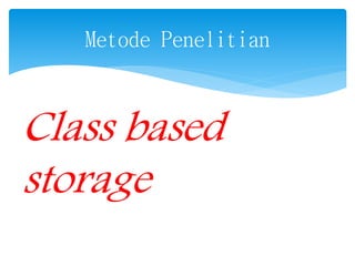 Jurnal peningkatan kapasitas gudang dengan perancangan layout ...