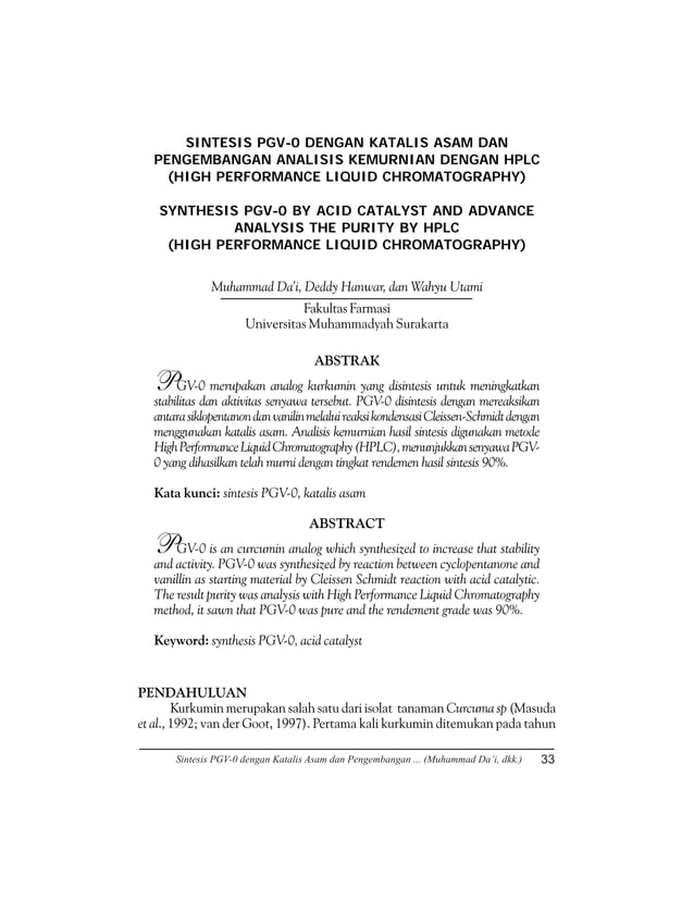 Jurnal penngunaan hplc 2 copy | PDF