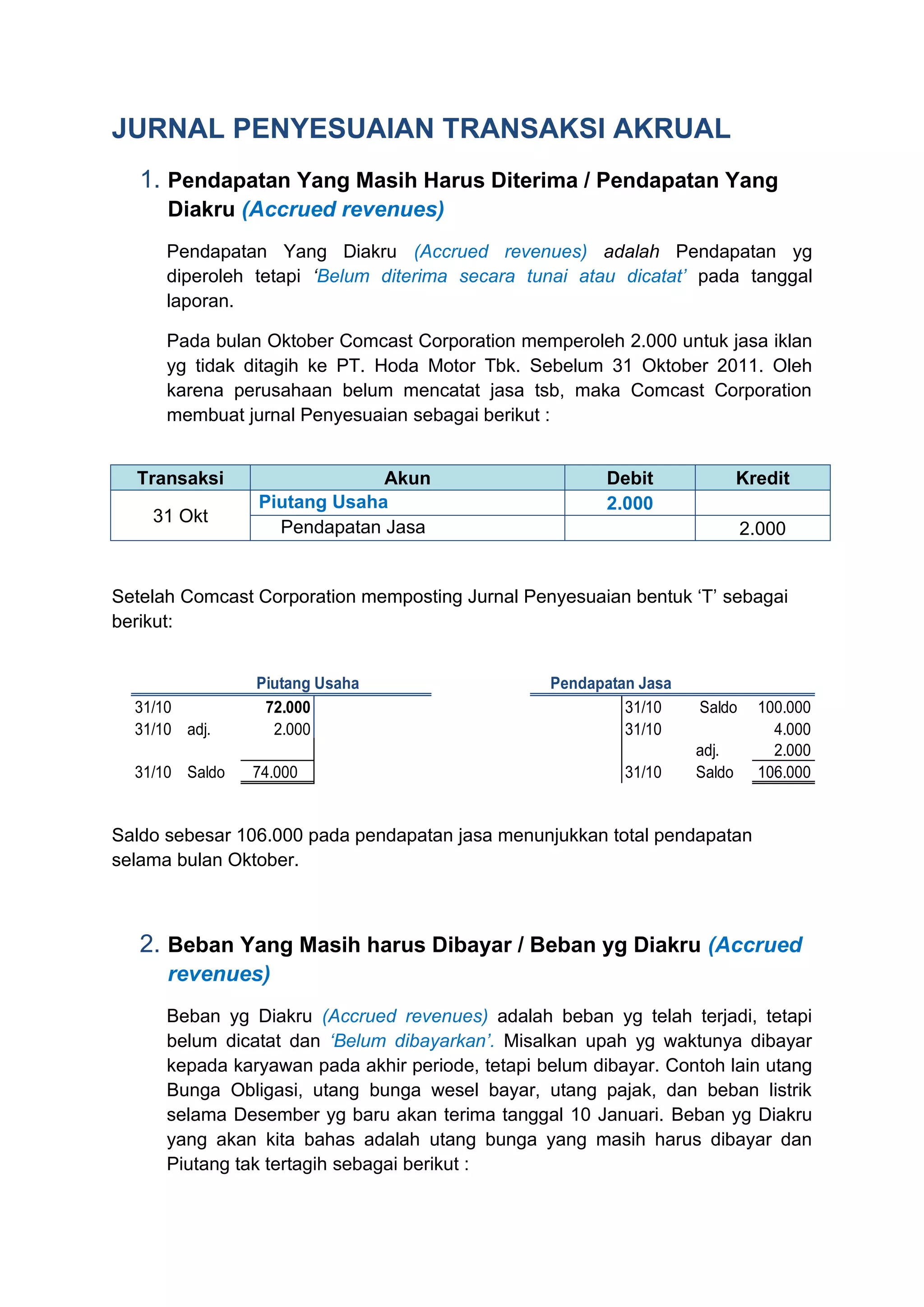 JURNAL PENYESUAIAN, NERACA SALDO, NERACA LAJUR, JURNAL PENUTUP, NERACA ...