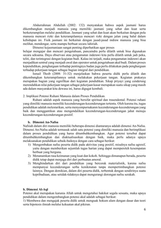 Hakikat Manusia dan Implikasinya Terhadap Pendidikan- Universitas Jambi | PDF