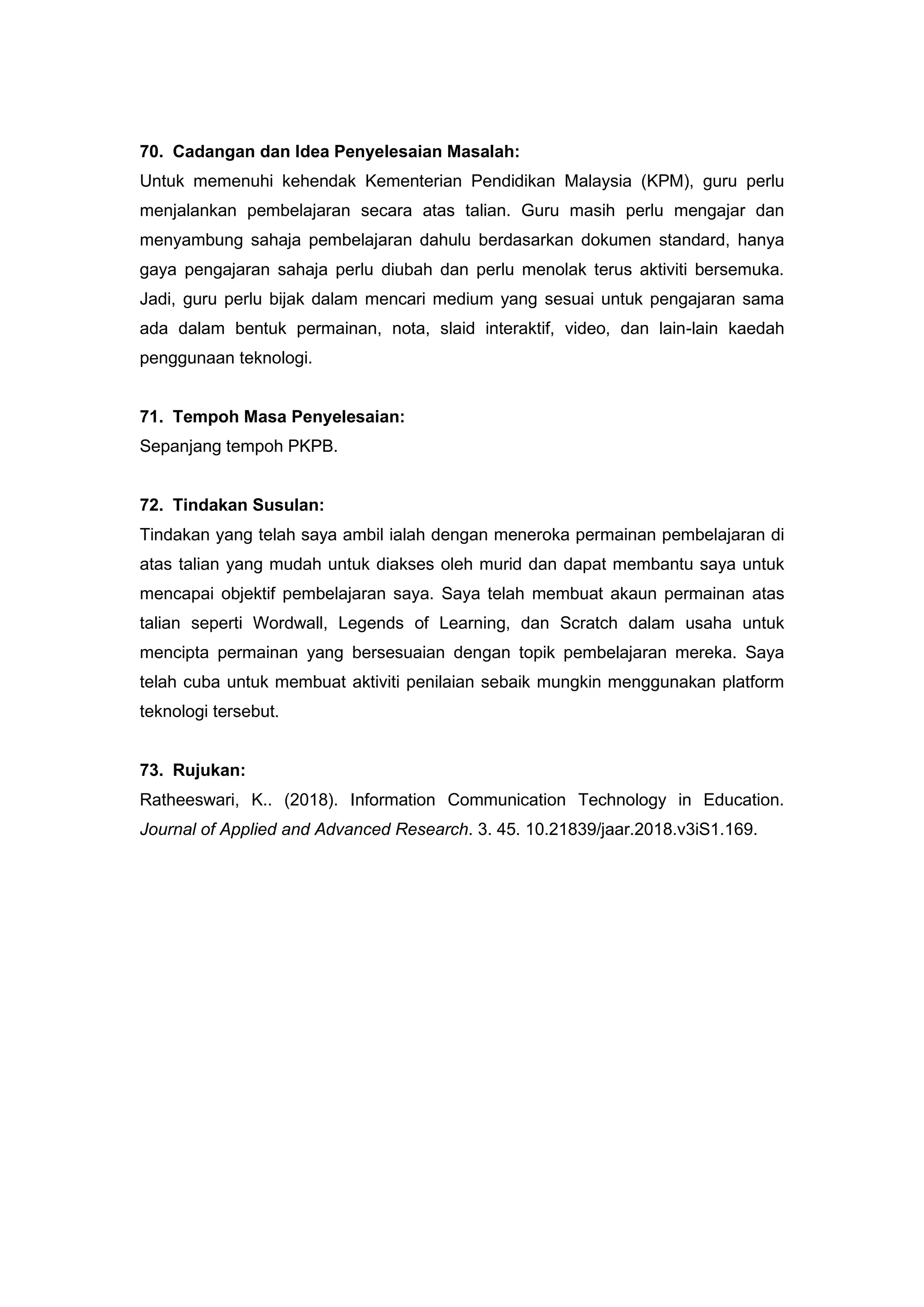 Jurnal Praktikum IPG (Format dan Penulisan 12 Minggu) | PDF