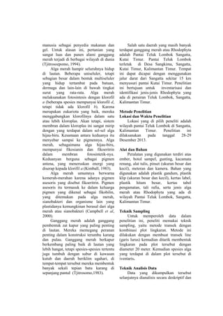 Jurnal praktikum lapangan cryptogamae kelompok 4A | PDF