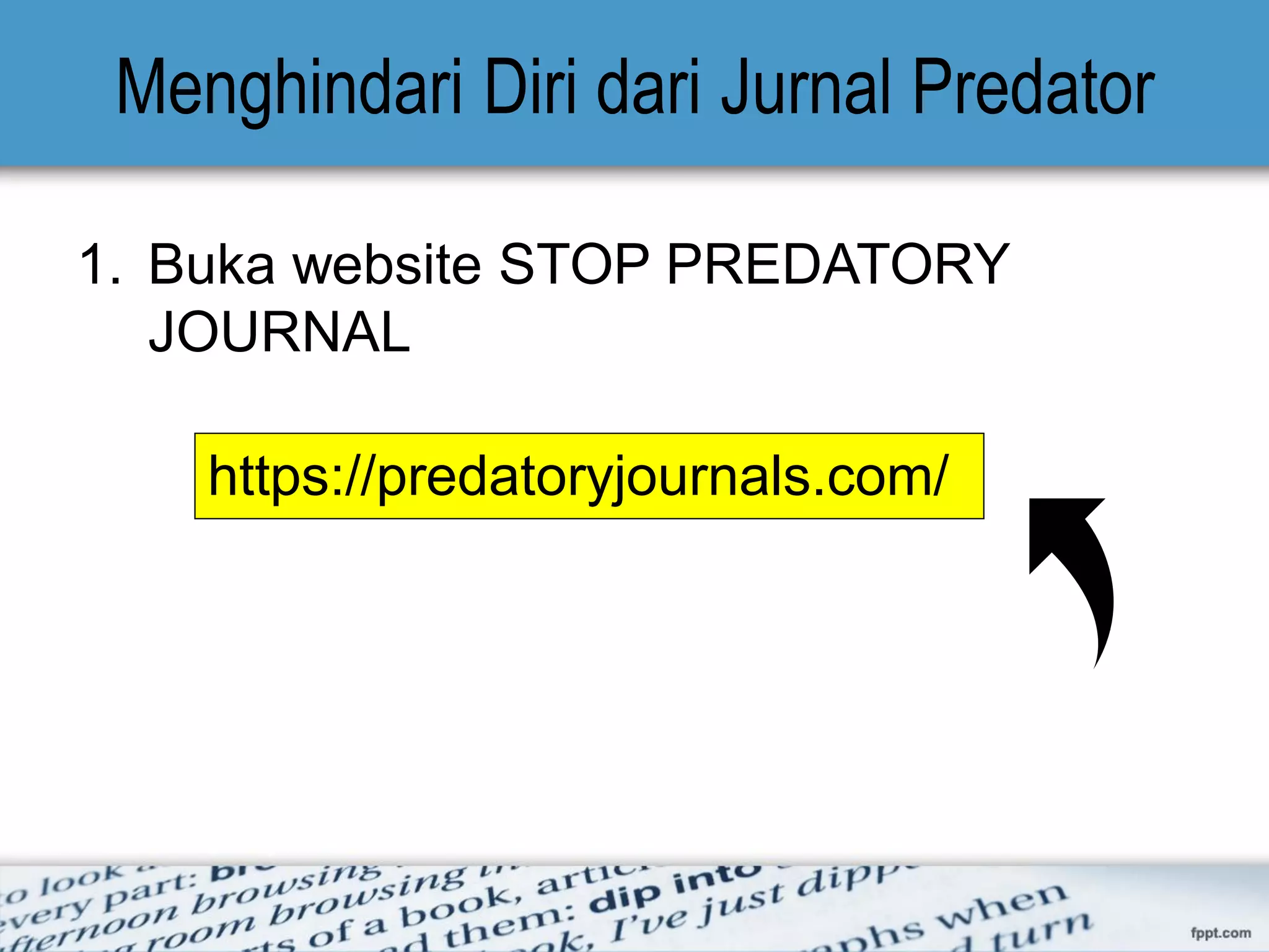 Jurnal predator | PDF