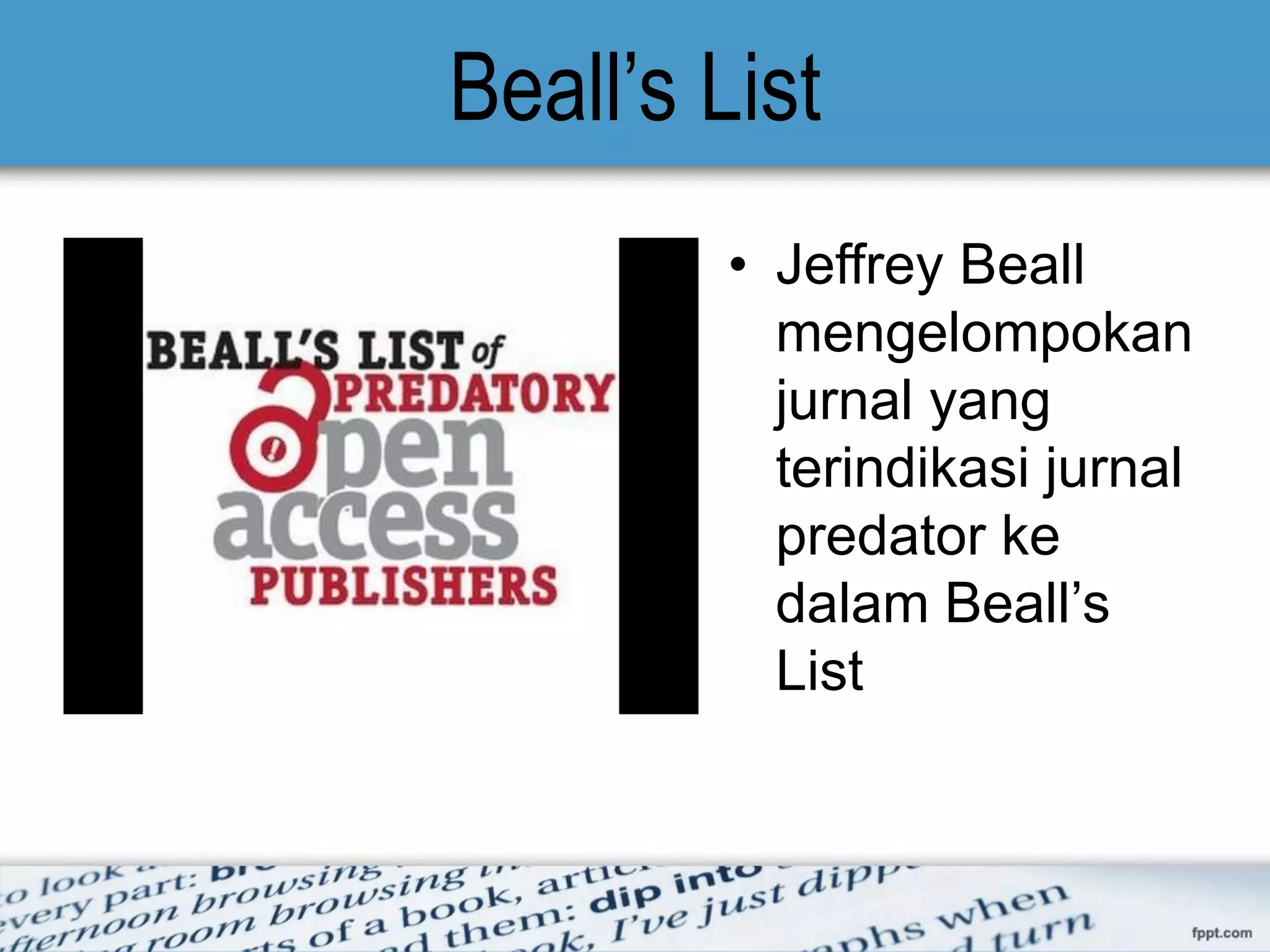 Jurnal predator | PDF