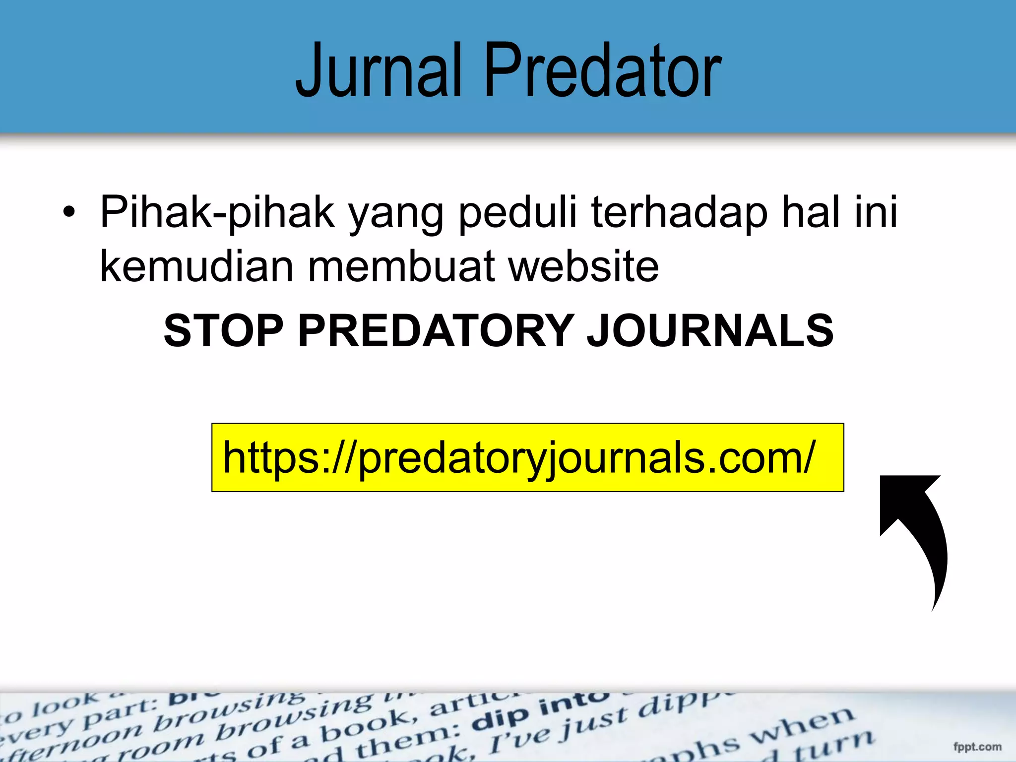 Jurnal predator | PDF
