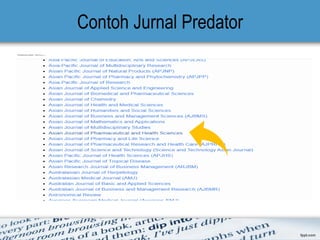 Jurnal predator | PDF