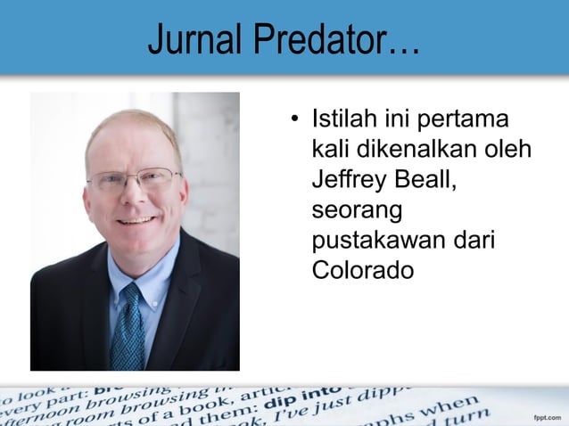 Jurnal predator | PPT