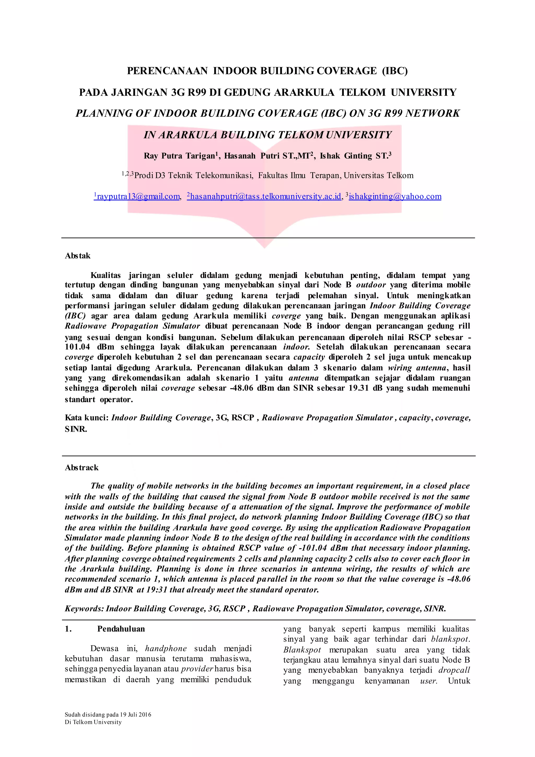 Jurnal proyek akhir | DOCX